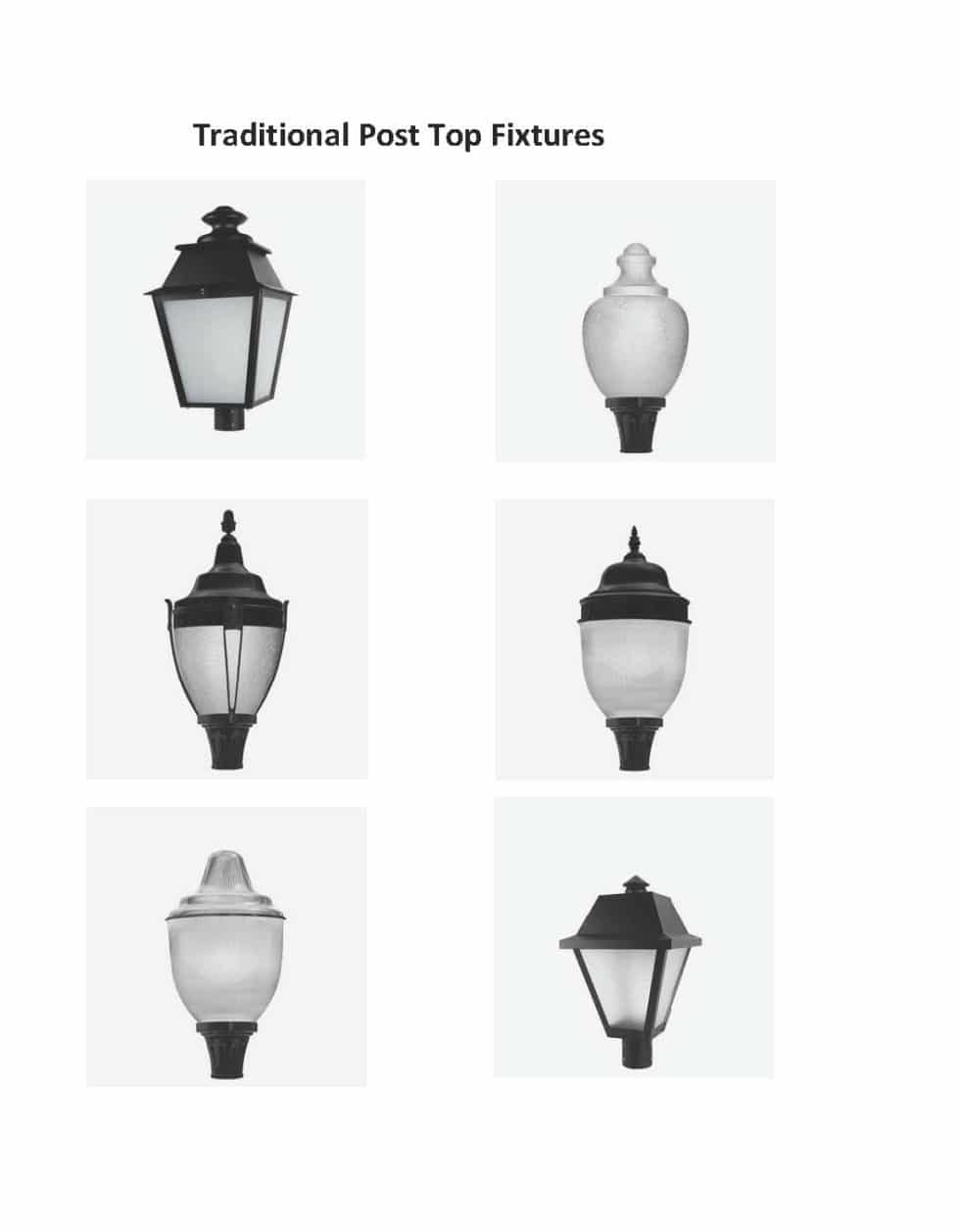 DECORATIVE POST TOP LED RETROFIT - Complete Facilities Supply CFS 703 ...